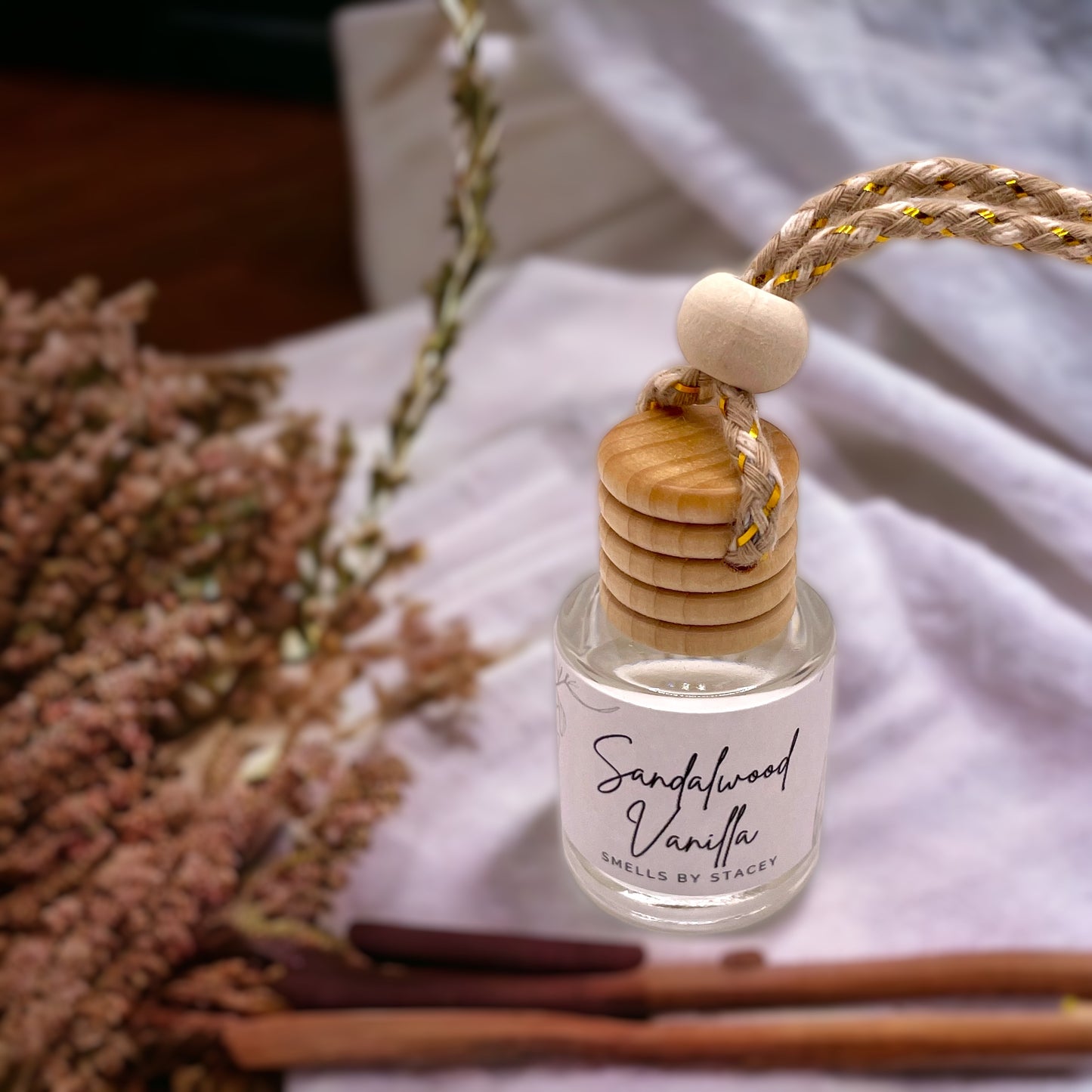 Sandalwood Vanilla Car Diffuser – Smells by Stacey